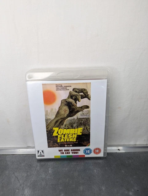 ZOMBIE FLESH EATERS aka Zombie, Lucio Fulci Classic Arrow 2 Disc Blu ...