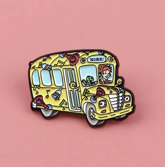 THE MAGIC SCHOOL Bus 90s Collectable Tv Pin Badge Badges Children’s ...