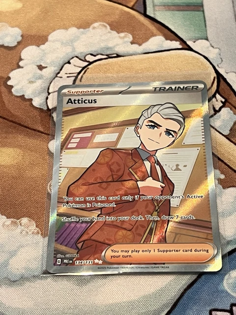 POKÉMON - ATTICUS 134/131 Sv: Prismatic Evolutions Holo:NM £3.49 ...