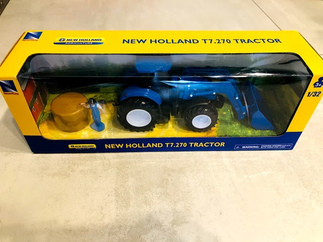 TRACTEUR NEW HOLLAND T7.270 New Ray Échelle 1:32 Neuf EUR 21,99 ...