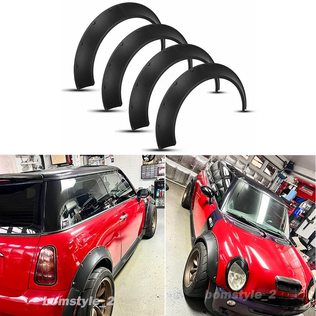 800MM FENDER FLARES Wide Body Kit Wheel Arches Protector For Mini ...