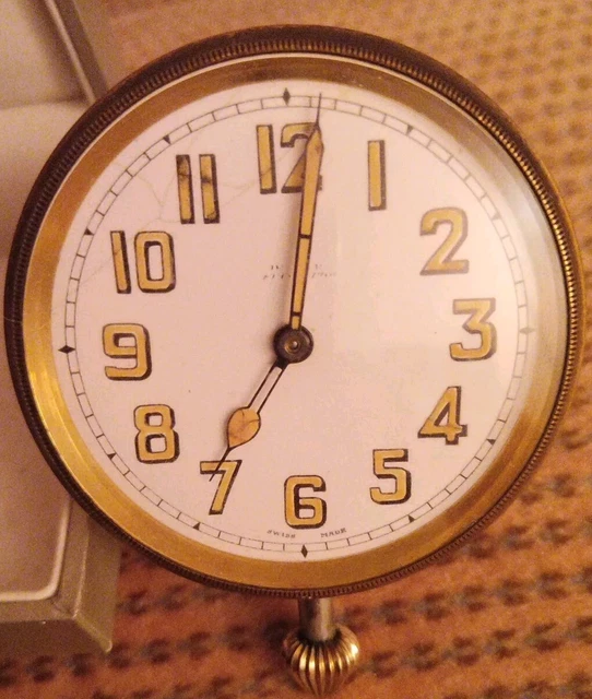 DOXA WATCH COMPANY Swiss 8 Day Clock for Travel or in Car Dash £240.00 ...