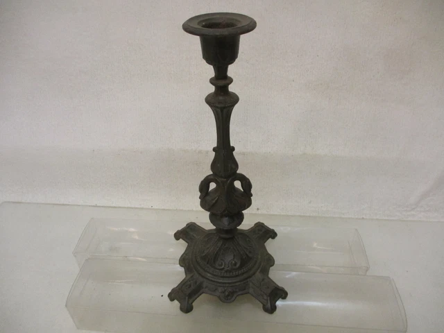 X-20823 ALTER ANTIK EISEN Kerzenständer Verlag bei E.G. Zimmermann ...