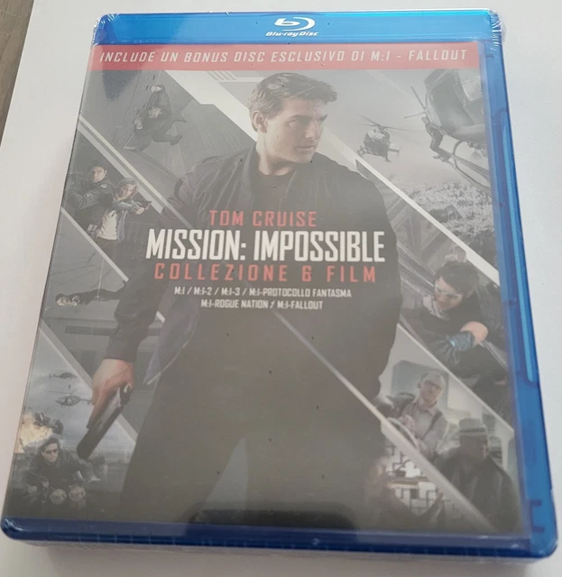 MISSION: IMPOSSIBLE 6-MOVIE Collection Blu-ray italienisches Cover Ton ...