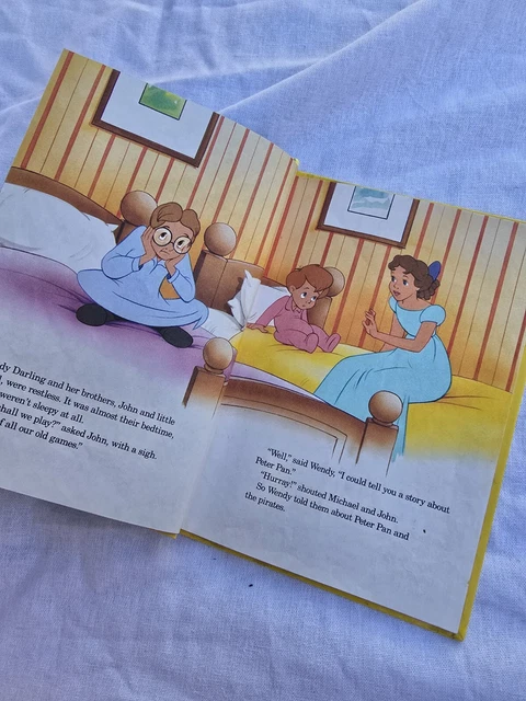 WALT DISNEYS PETER Pan Hard Cover Book 1993 First Edition Collectors ...