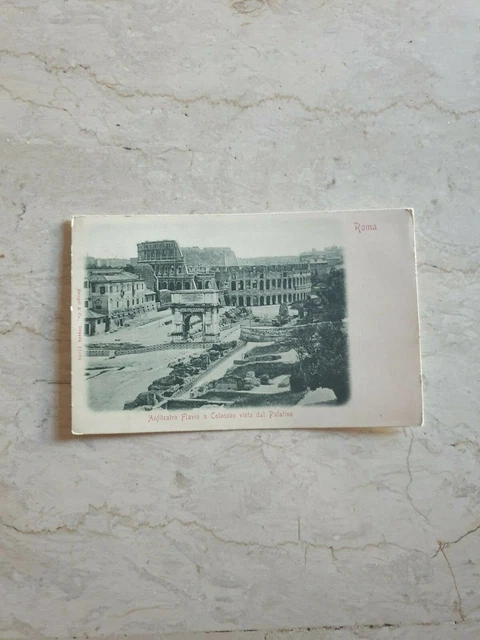 CARTOLINA ANFITEATRO FLAVIO o Colosseo visto dal palatino non viaggiata ...