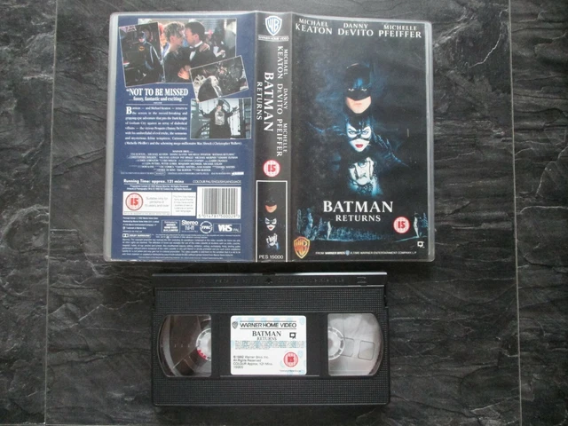 BATMAN RETURNS VHS Original Warner Vhs Video Not Big Box Vhs Ex Rental ...