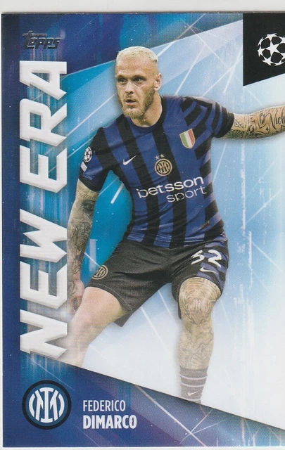 TOPPS UEFA CLUB Competitions 2024/25 New Era Insert Card Dimarco Inter ...