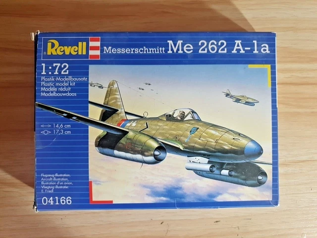 REVELL 04166 MESSERSCHMITT Me 262 A-1a 1/72 Model Aircraft Kit £6.99 - PicClick UK