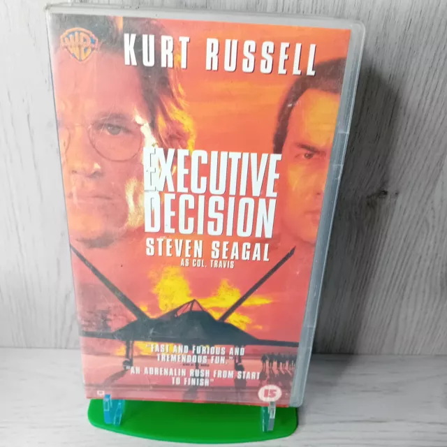 EXECUTIVE DECISION VHS - Rare Retro Movie Film $11.51 - PicClick