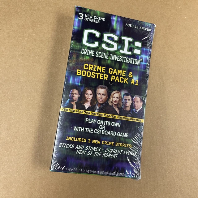 CSI - CRIME Scene Investigation Crime Game Booster Pack #1 NEW Sealed £ ...
