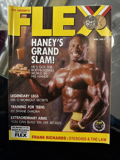JOE WEIDERS APRIL 1988 Lee Haney April Flex Magazine Muscle ...