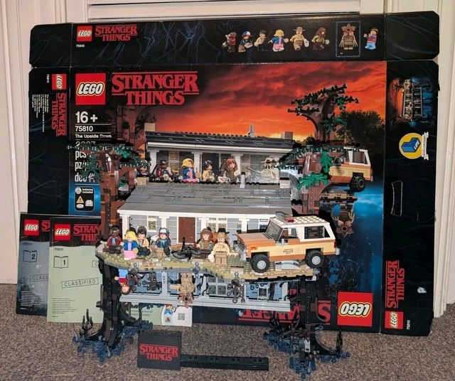 LEGO STRANGER THINGS The Upside Down 75810 With Box Mini Figures Rare ...