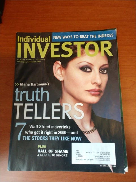 VINTAGE INDIVIDUAL INVESTOR magazine wit Maria Bartiromo on the cover ...