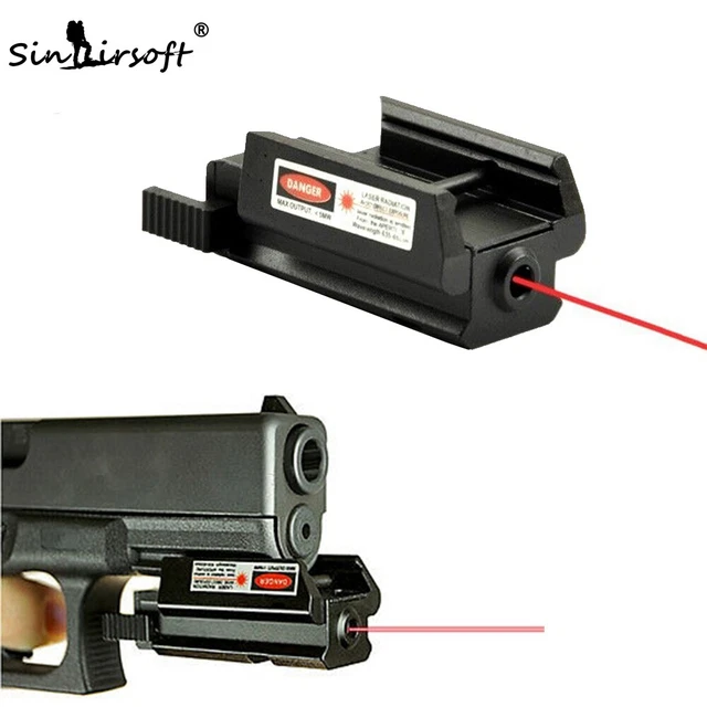 TACTICAL RED DOT Laser Scope Sight 20mm Picatinny Weaver rail Mount Pistol Rifle £10.79 ...