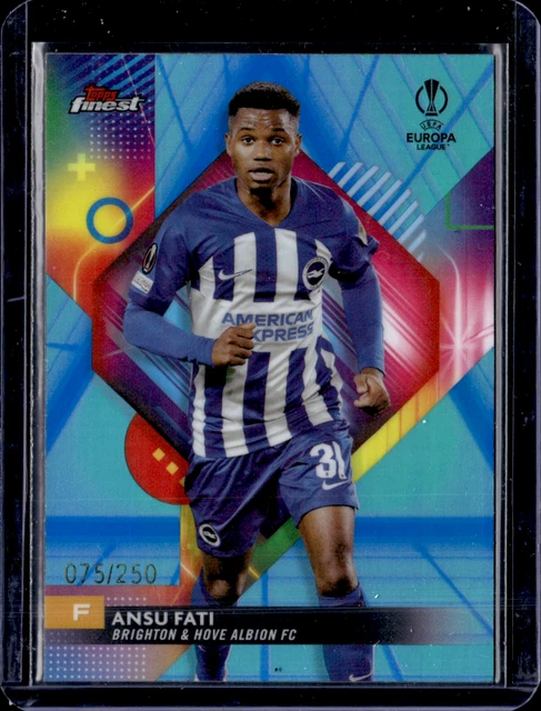 TOPPS UCC FINEST 2023-2024 Ansu Fati Brighton Parallel 075/250 EUR 5,77 - PicClick FR
