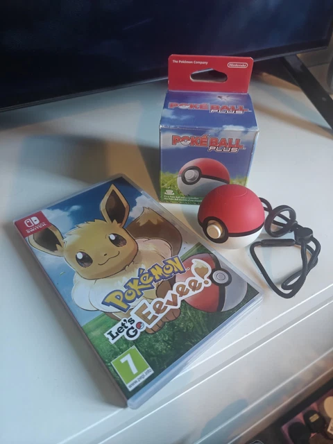 NINTENDO SWITCH POKÉMON Lets Go Eevee + Pokeball Plus £31.03 - PicClick UK