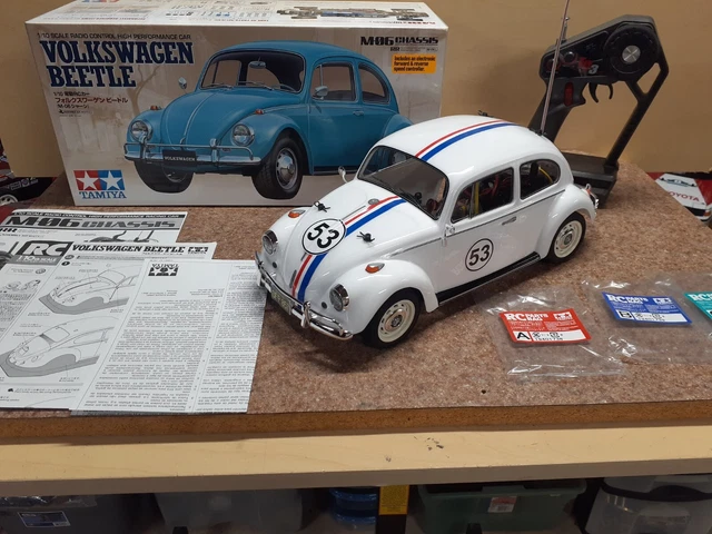 TAMIYA VW BEETLE Herbie The Love Bug Rtr M-06L 58572 Brand New Build ...