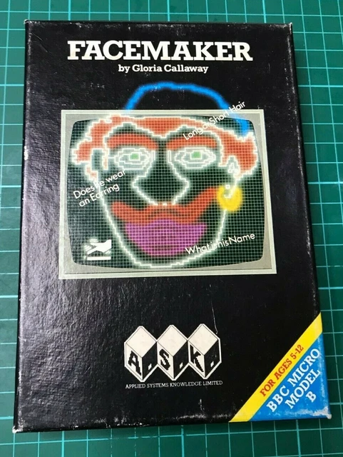 BBC MODEL B Retro Computer Game - FACEMAKER - 1983 - Rare Game £9.95 ...