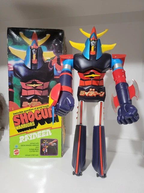 MATTEL SHOGUN WARRIORS Raydeen 24” Caja ORIGINAL Jumbo Machinder 1976 ...