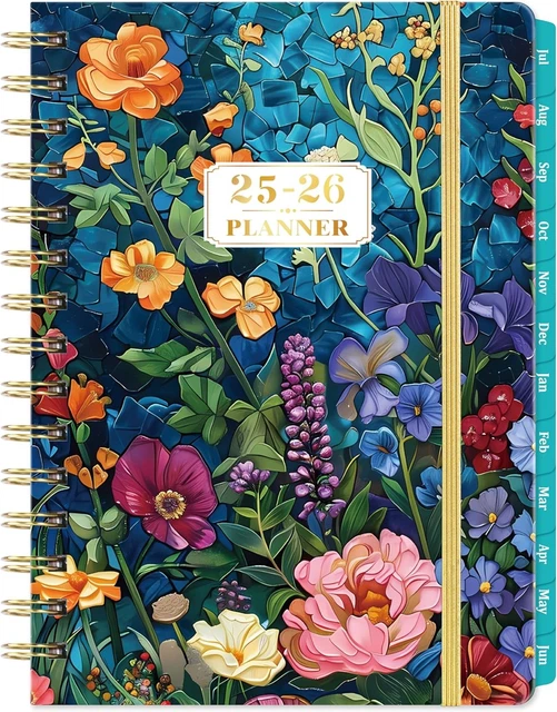 PLANNER 2025-2026 - JUL 2025 - JUN 2026, Academic 2025-2026, Floral $17 ...