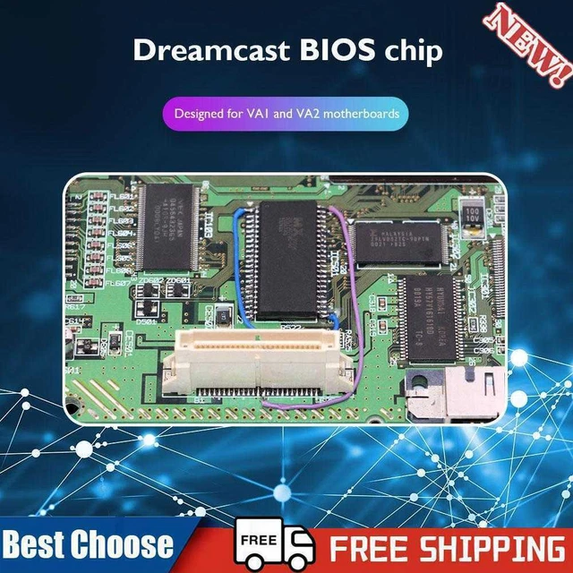 BIOS CHIP REPLACEMENT Bootloader Modchip for SEGA Dreamcast VA1 VA2 ...