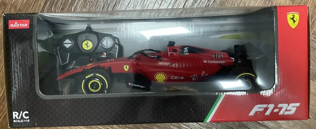 RASTAR F1-75 1/18 Scale Formula 1 Ferrari Racing Remote Control Car In ...