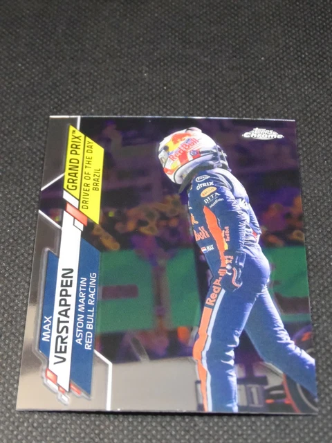 CARTA MAX VERSTAPPEN #173 Red Bull Racing 2020 Topps Cromata Formula 1 ...