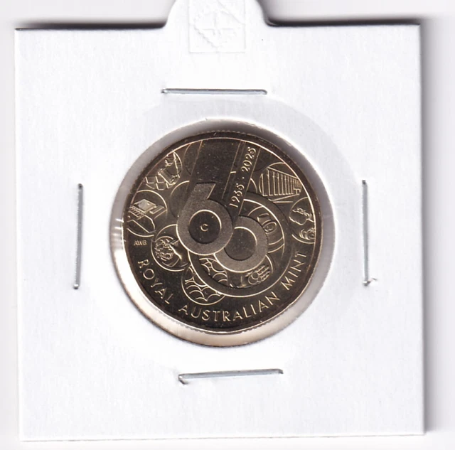 AUSTRALIAN: 2025 $1 60th ANNIVERSARY ROYAL AUST. MINT C CANBERRA COIN ...