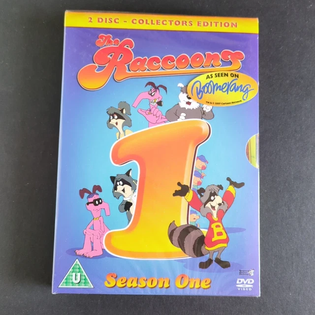 THE RACCOONS - Complete Season 1 DVD **NEW SEALED** 2 discs Series £10. ...