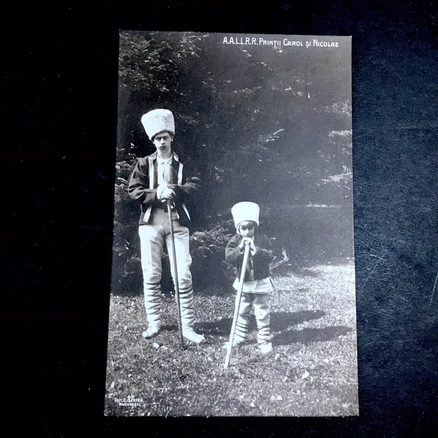 RARE CPA ASR Printul Karol Futur Roi Carol II de Roumanie Et Le Prince ...