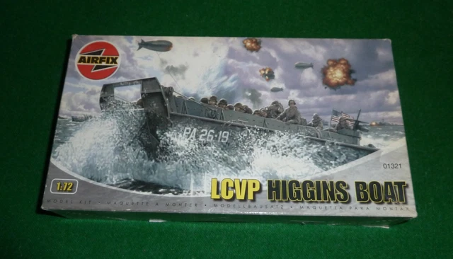 AIRFIX LCVP HIGGINS boat scale 1:72 £6.00 - PicClick UK