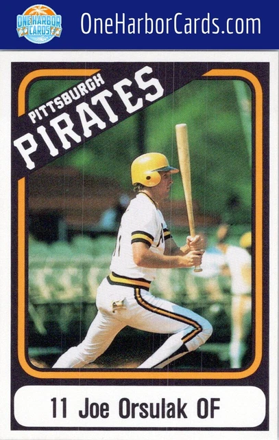 1985 COCA-COLA PIRATES de Pittsburgh Pirates Joe Orsulak EUR 3,36 ...