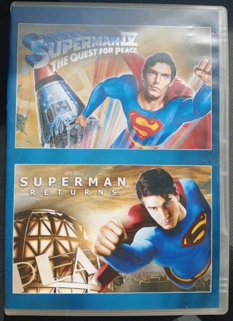 SUPERMAN IV: THE Quest for Peace (87)/ Superman Returns (06), Double ...