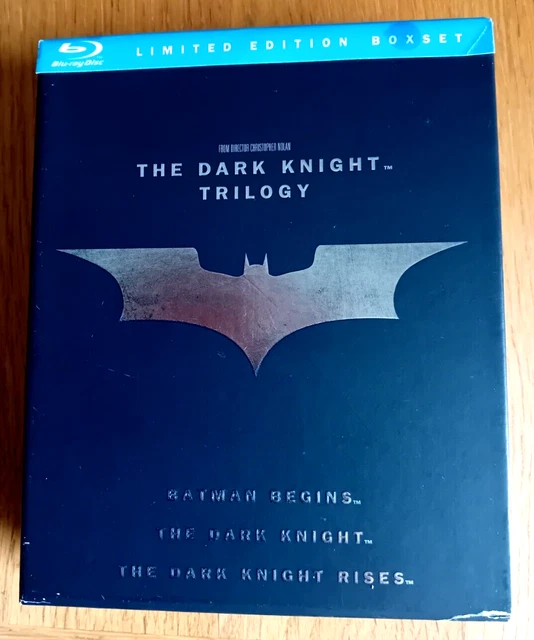 THE DARK KNIGHT Trilogy - Blue-Ray Dvd Box Set (Over 10 Hours Of Bonus ...