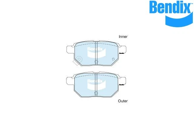 BENDIX BRAKE PAD RR GEN CT For Corolla 10-12 2.0 VVTi ZRE143R DB1786 ...