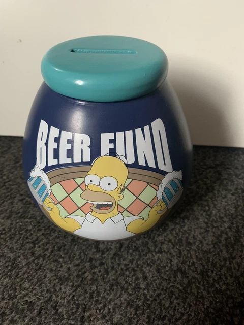 THE SIMPSONS HOMER Beer Fund Jar £10.00 - PicClick UK