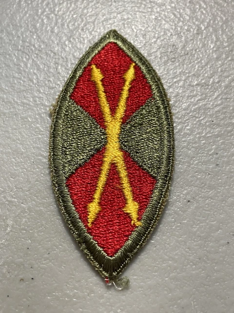 ORIGINAL WW2 US Army AAA Command Center Defense Command Patch Cut-Edge ...