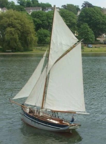 SAILING PILOT CUTTER model. Something really special! £413.33 - PicClick UK