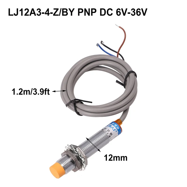 INDUCTIVE PROXIMITY SENSOR Detection Switch LJ12A3-4-Z/BY PNP DC6-36V ...