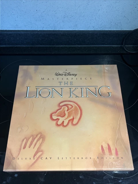 THE LION KING Deluxe CAV Letterbox Edition BOX SET Laserdisc w ...