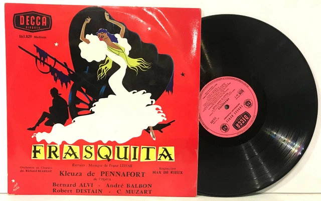 DISQUE VINYLE 33T Frasquita Franz Lehar Opéra EUR 9,00 - PicClick FR