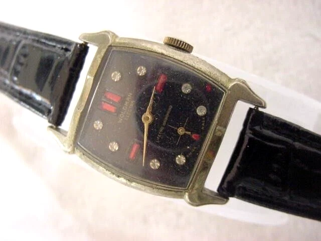 VINTAGE LARGE ANTIQUE Art Deco WOLDMAN GEM DIAL CURVEX mens watch £7.87 ...