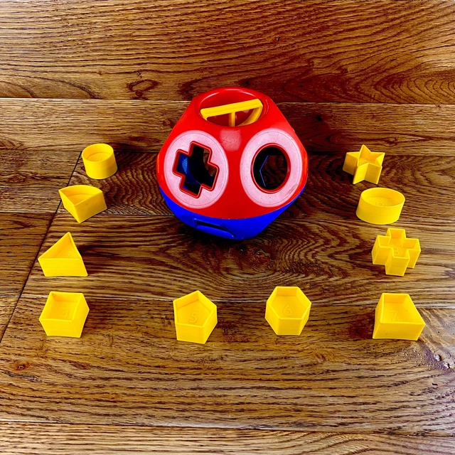 TUPPERWARE SHAPE O Ball Vintage 1977 Toy Complete Shape Sorter Kids £24 ...