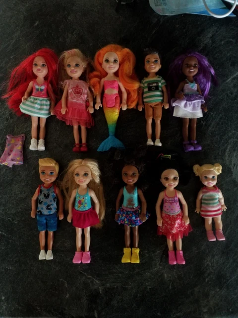 MATTEL BARBIE Chelsea Clubhouse And Friends Dolls Bundle X 10 dolls Pre ...