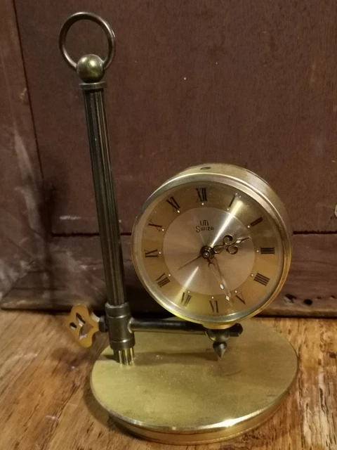 PENDULE RÉVEIL UTI SWIZA. Parfait état fonctionnement. EUR 69,00 ...