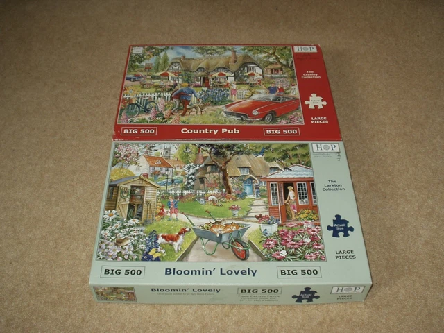 HOUSE OF PUZZLES 2 X Big 500 Jigsaws - Both In Good Condition!!!!!! £5. ...
