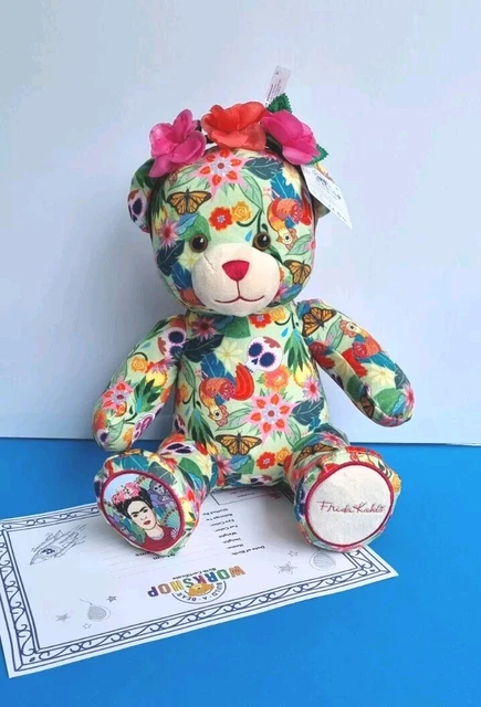 BUILD A BEAR Frida Kahlo Bear With Flowers Head Band BNWT £79.99 ...