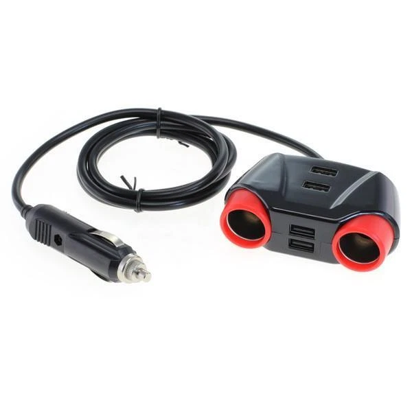 VOITURE RÉPARTITION PRISE - 2x Embrayage 4x USB 1,2m Câble 12V 24V EUR 17,36 - PicClick FR