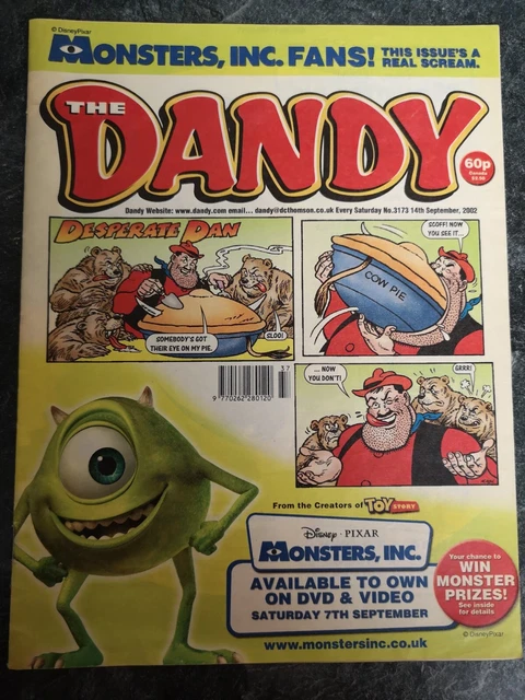 THE DANDY COMIC issue 3173 sept 14th 2002 free UK postage £3.99 - PicClick UK